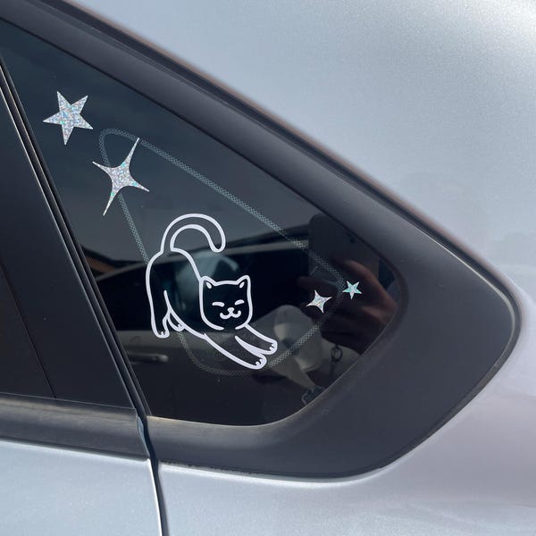 Bongo Cat Vinyl Sticker | Car Accessory | Cute Car Decals | Laptop ...