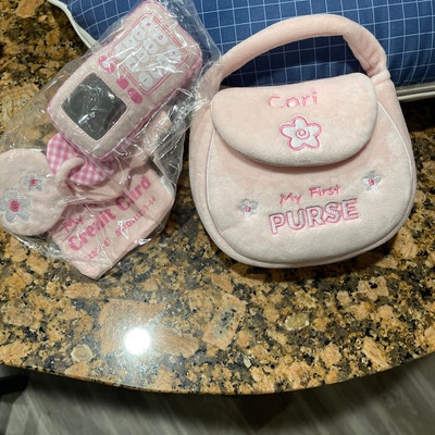 Embroidered My First Purse, Gift for Girl, Baby Toy, Personalized Kids ...