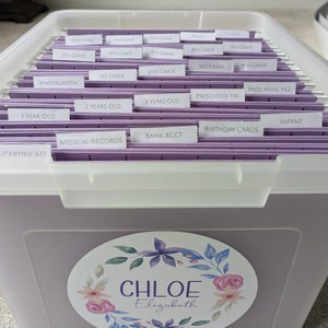 Home Documents Labels Household Filing Decal File Cabinet - Etsy