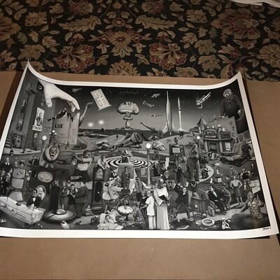 FIFTH DIMENSION Twilight Zone Wall Art Poster - Etsy