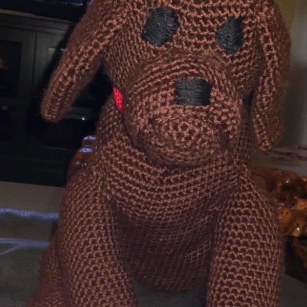 CHOCOLATE LAB PDF Crochet Pattern (english Only) - Etsy