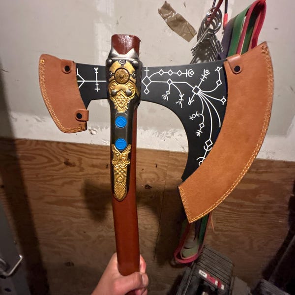 God of War - Kratos Leviathan Axe, Scandinavian Axe, Axe, Norse Axe ...