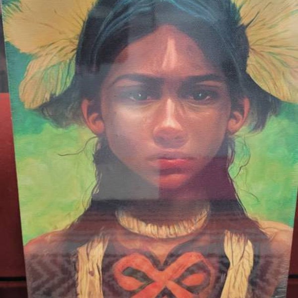 Atabey Portrait, Taíno Mural Art, Taino Art - Etsy