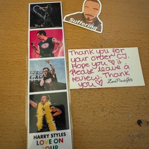 Harry Styles Bookmarks - Etsy