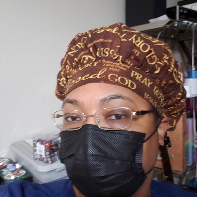 Texas Flag Surgical Scrub Cap - Etsy