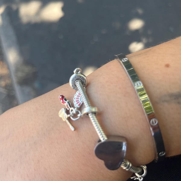 Openwork Dancing Queen Charm,new Genuine 925 Sterling Silver Charm for ...