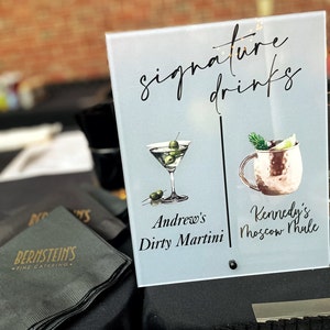 Custom Menu Table Sign Ice Cream Cookies Milk Food Menu Kids Birthday ...