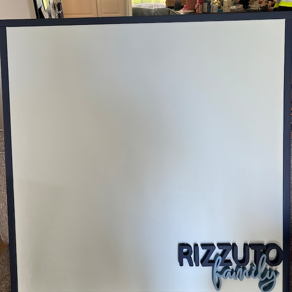 Large Personalized Magnet Board-custom Magnetic Message Board-kids Art ...