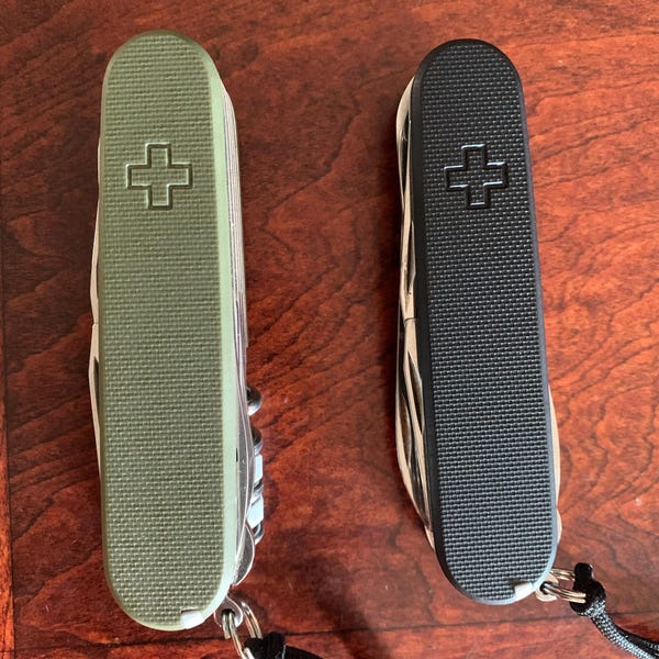 Victorinox 91mm Plus Scales Brass mandalorian Custom - Etsy