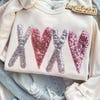 Chenille Yarn Script Font Applique Embroidery Seven Sizes 2, 3, 4, 5, 6 ...