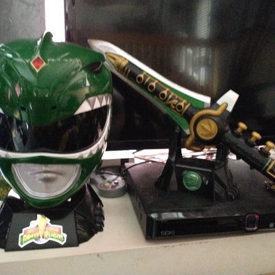Helmet Green Ranger Mmpr free Shipping - Etsy