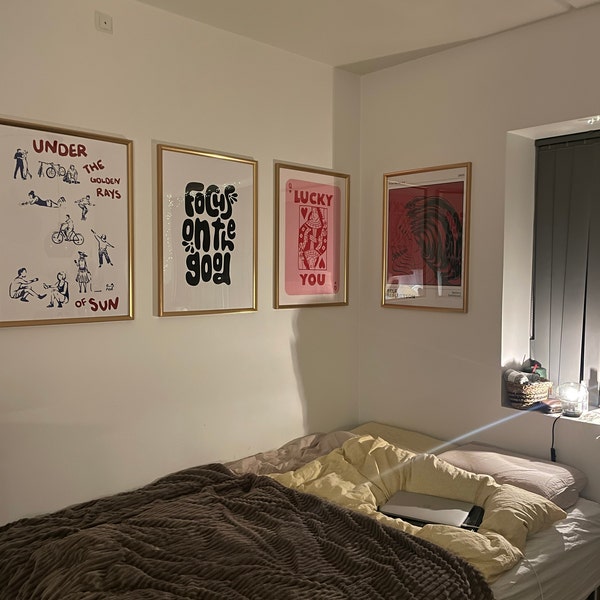 Focus on the Good Print | Optimistic Wall Art | Printable Gratitude ...