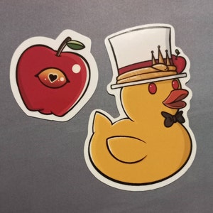 Small Lucifer Duckie Handmade Sticker 2 Variations 1.5x2.27 & 1.8x2.8 ...