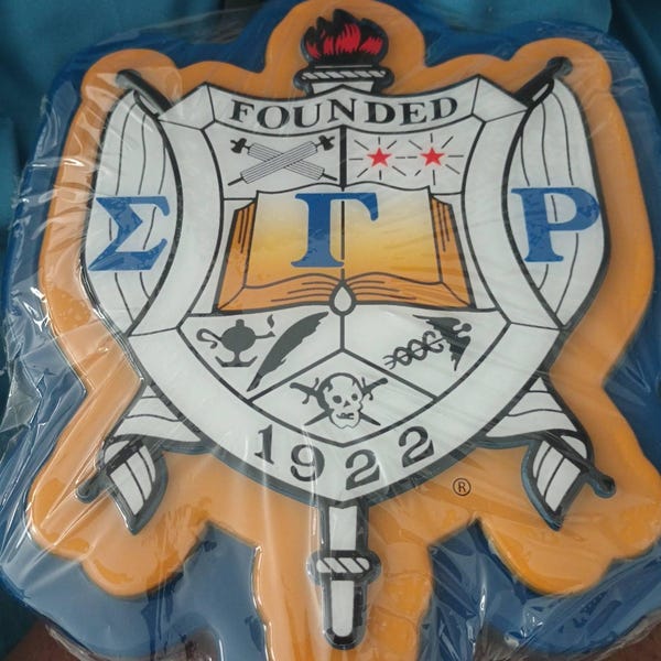 Sigma Gamma Rho- 3D Shield- 12inch - Etsy