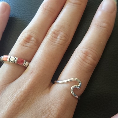 Silver Wave Ring, Sterling Silver, Hawaiian Jewelry, Handmade Maui ...