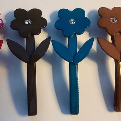 French Vintage Tortoise Shell Curved Large Hair Comb - Etsy