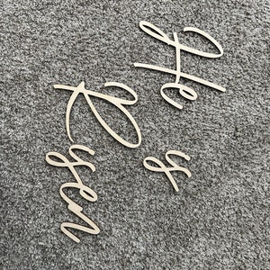 Personalized Wood Words DIY Project for Home Decor Wall Ar - Etsy