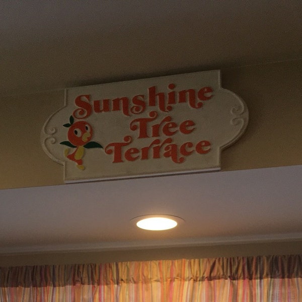 Disney Inspired Sign Sunshine Tree Terrace Sign Orange Bird Sign ...