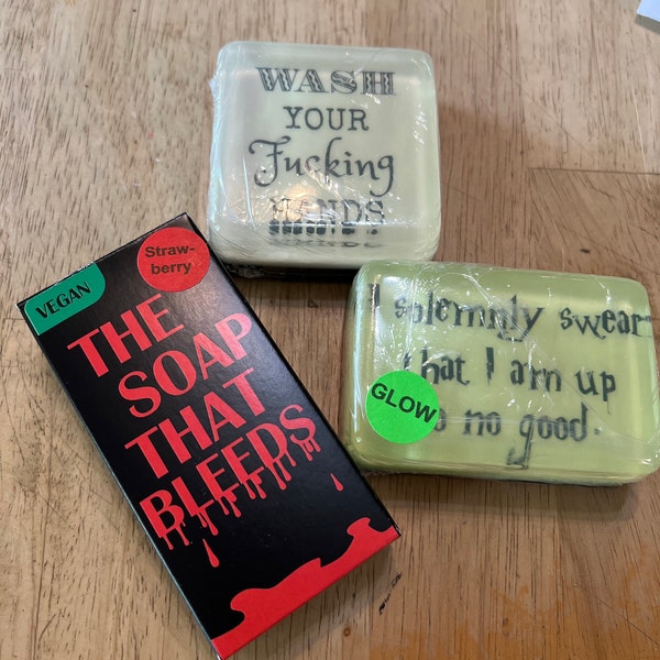 Soap That Bleeds Bleeding Soap Horror - Etsy