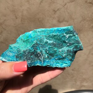 Raw chrysocolla stone from peru rough chrysocolla raw | Etsy