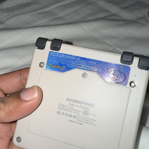 Gameboy Advance SP & Anbernic RG35XXSP Back Labels - Etsy
