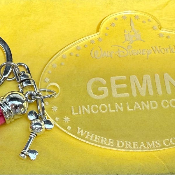 Walt Disney World 50th Anniversary Cast Member Inspired Acrylic Key ...