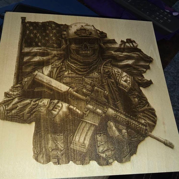 3D Illusion | Laser Burn PNG Digital File | Perfect for Engraving ...