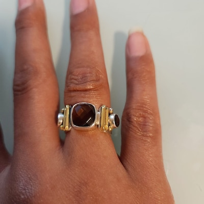 Trillion Ring Triangle Ring Triangle Gemstone Ring Rock - Etsy