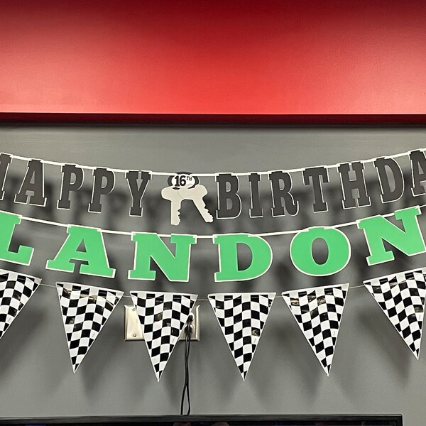 Driver License Birthday Banner ,road Signs ,road Sign Birthday , Road ...