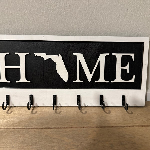 Home State Key Sign- Welcome Sign SVG Laser File - Glowforge File ...