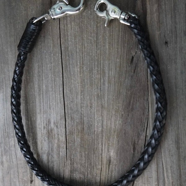 Skull Belt Loop Key Chain Skull Cowhide Leather Wallet Chain for Mens ...