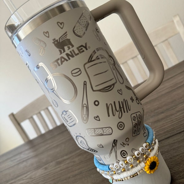 2.0 Quencher Tumbler | | Nurse | Laser Engraved | 40oz | - Etsy