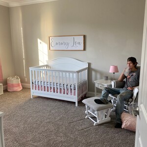 Nursery Name Sign Over Crib Nursery Decor Baby Shower Gift - Etsy