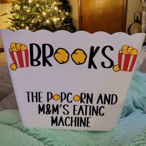 Make Your Own Popcorn Bucket | Movie Night | Custom Popcorn Bowl ...