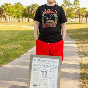 11th Birthday Decorations 11th Birthday PRINTABLE Sign Back in 2013 ...