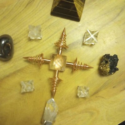 Solid Copper and Brass Dowsing Rods for Tracing Spritual Energy Chi ...