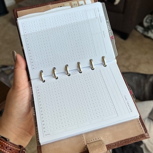 POCKET XL Size Monthly Overview Plan 2024 Printable Inserts - Etsy