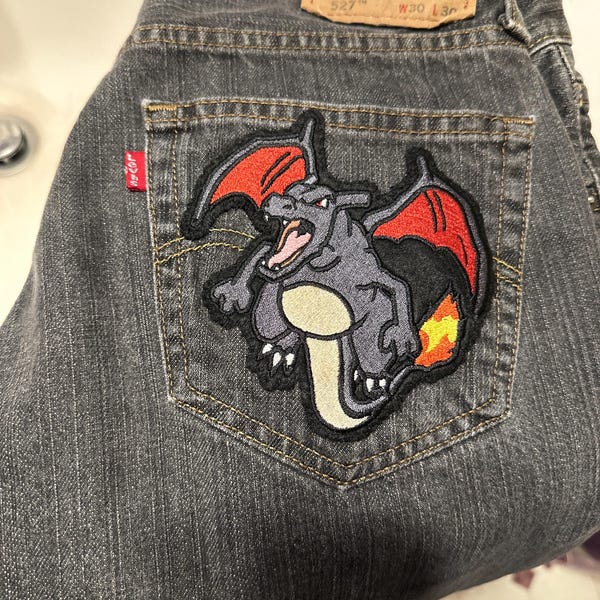 Custom Mega Charizard X Patch - Etsy Canada
