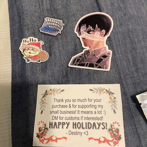 Levi Ackerman | Attack on Titan Sticker | Available in Gloss or ...