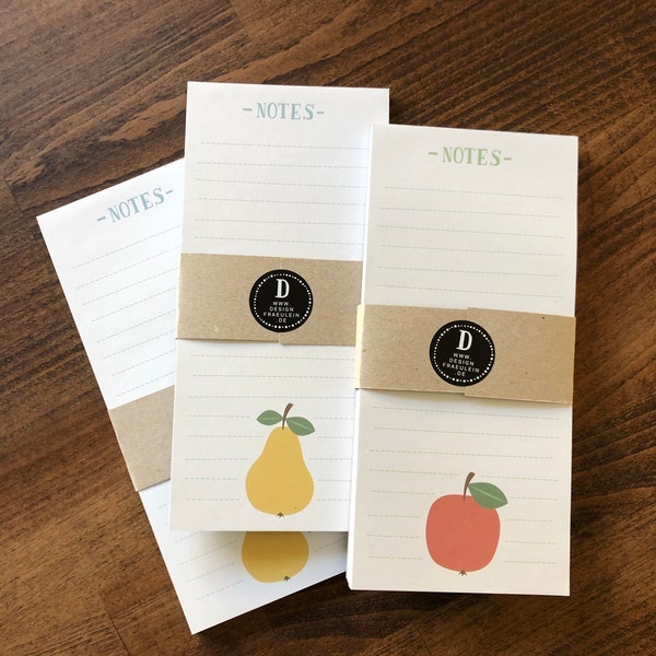 Notizblock / Muster rosa / Format A6 - Etsy.de