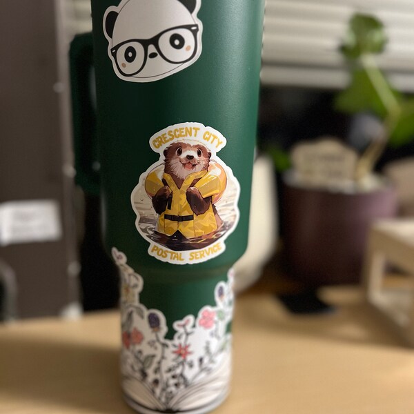 Crescent City Otter Sticker | Lunathion Postal Service - Etsy