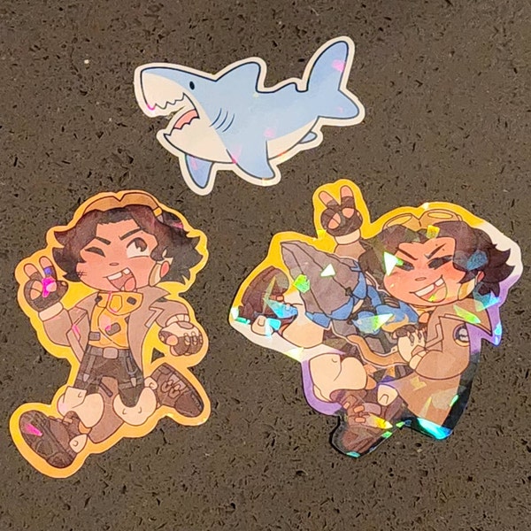 Venture OW - 2.8x3 Holographic Vinyl Overwatch Sticker - Etsy