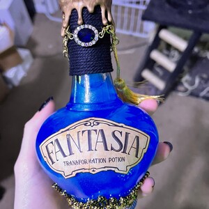 FINAL FANTASY Inspired FANTASIA Potion Bottle With Magical - Etsy