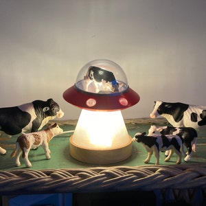 Retro Futuristic Rocket Space Ship / Spaceship LED Lamp Free Shipping ...