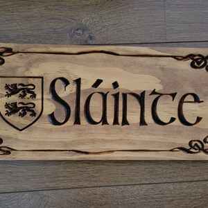 Scotlandscottish Slainte Sign Slainte Mhath Gaelic Drinking - Etsy