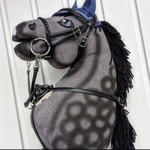 Blue SOFT Halter / Collar for Hobby Horse With a Twisted - Etsy