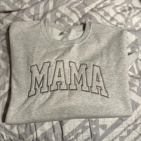 Embroidered Cool Moms-dads Club Sweatshirt, Mama Sweater, Mother's Day ...
