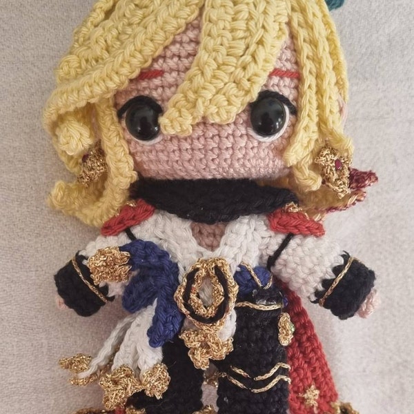 Crochet PDF Pattern: "kaveh" Chibi Amigurumi - Etsy