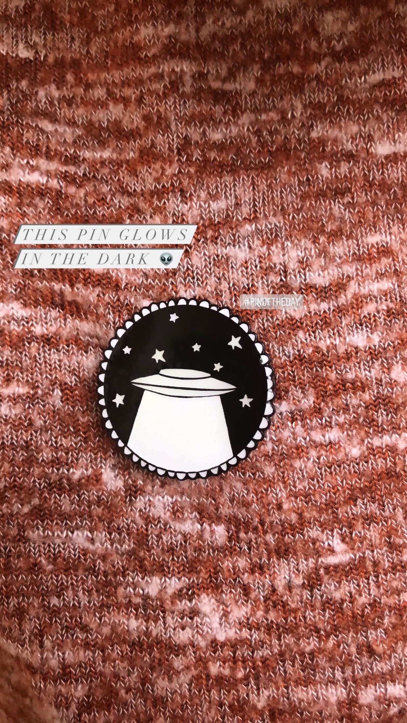 Glow in the Dark UFO Enamel Lapel Pin / Buy 3 Pins Get 1 Free | Etsy