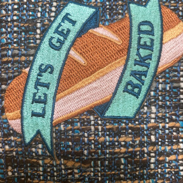 Let's Get Baked Iron-on Patch - Etsy